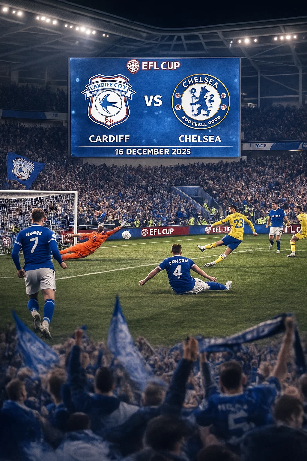 Cardiff vs Chelsea EFL Cup 16/12/2025 | Prediction, Lineups