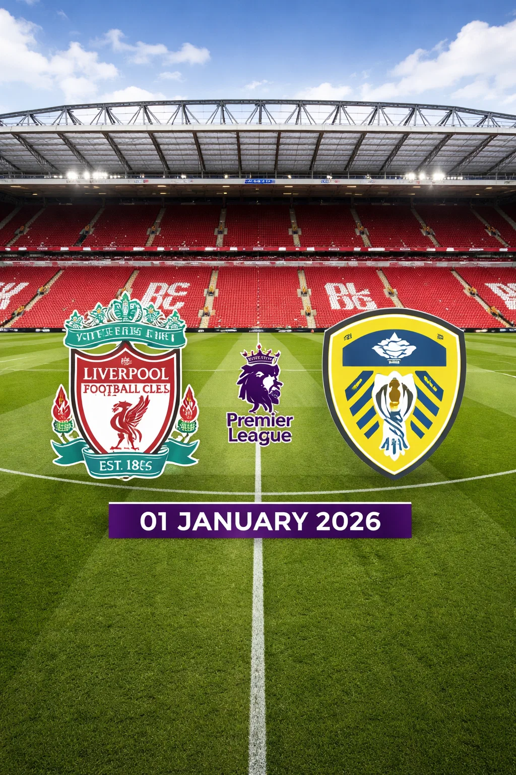 Liverpool vs Leeds United (01/01/2026)